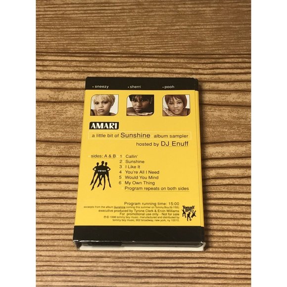 Media | Amari A Little Bit Of Sunshine Album Sampler Cassette 1998 ...
